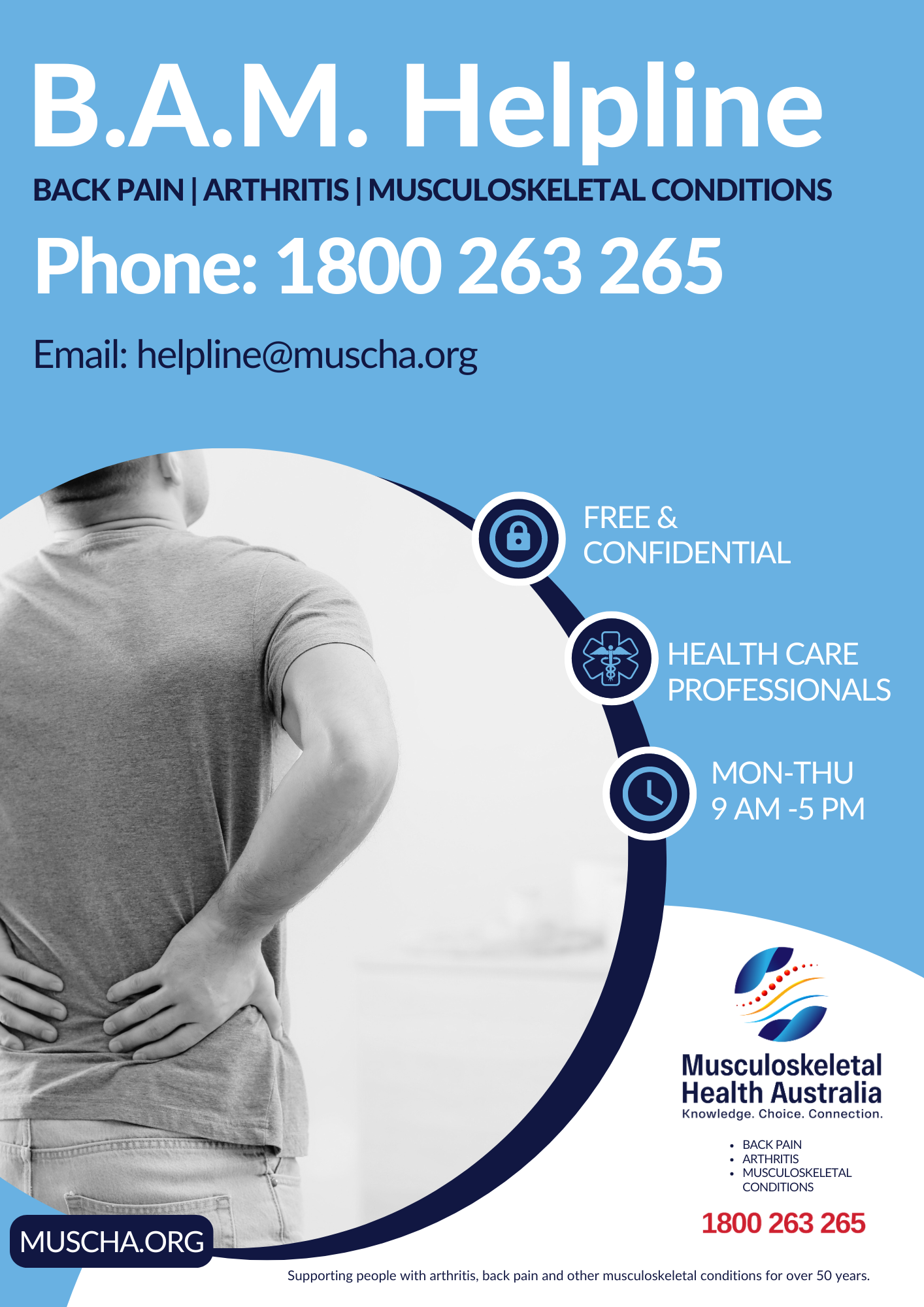 B.A.M. Helpline: Call 1800 263 265