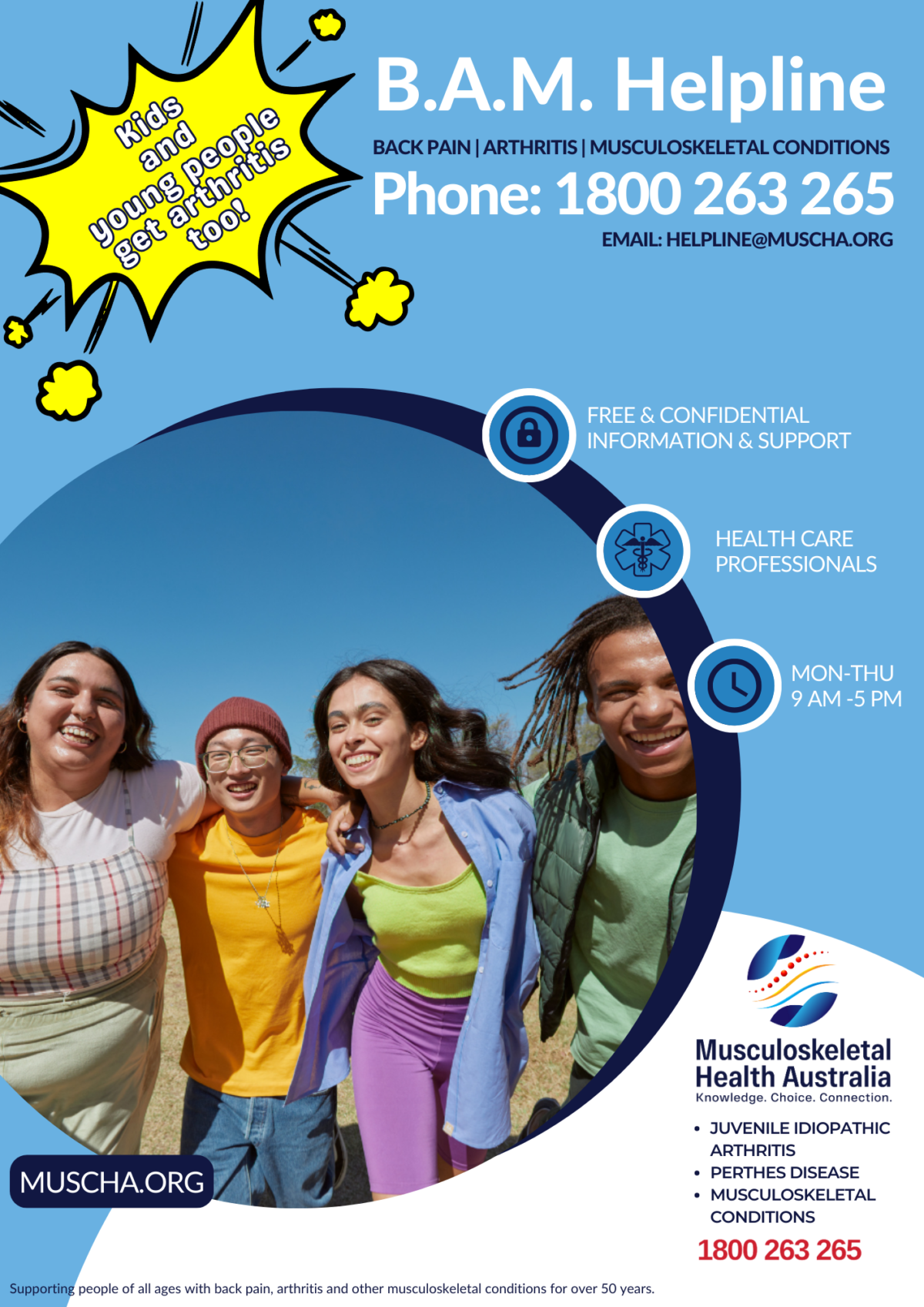 B.A.M. Helpline: Call 1800 263 265